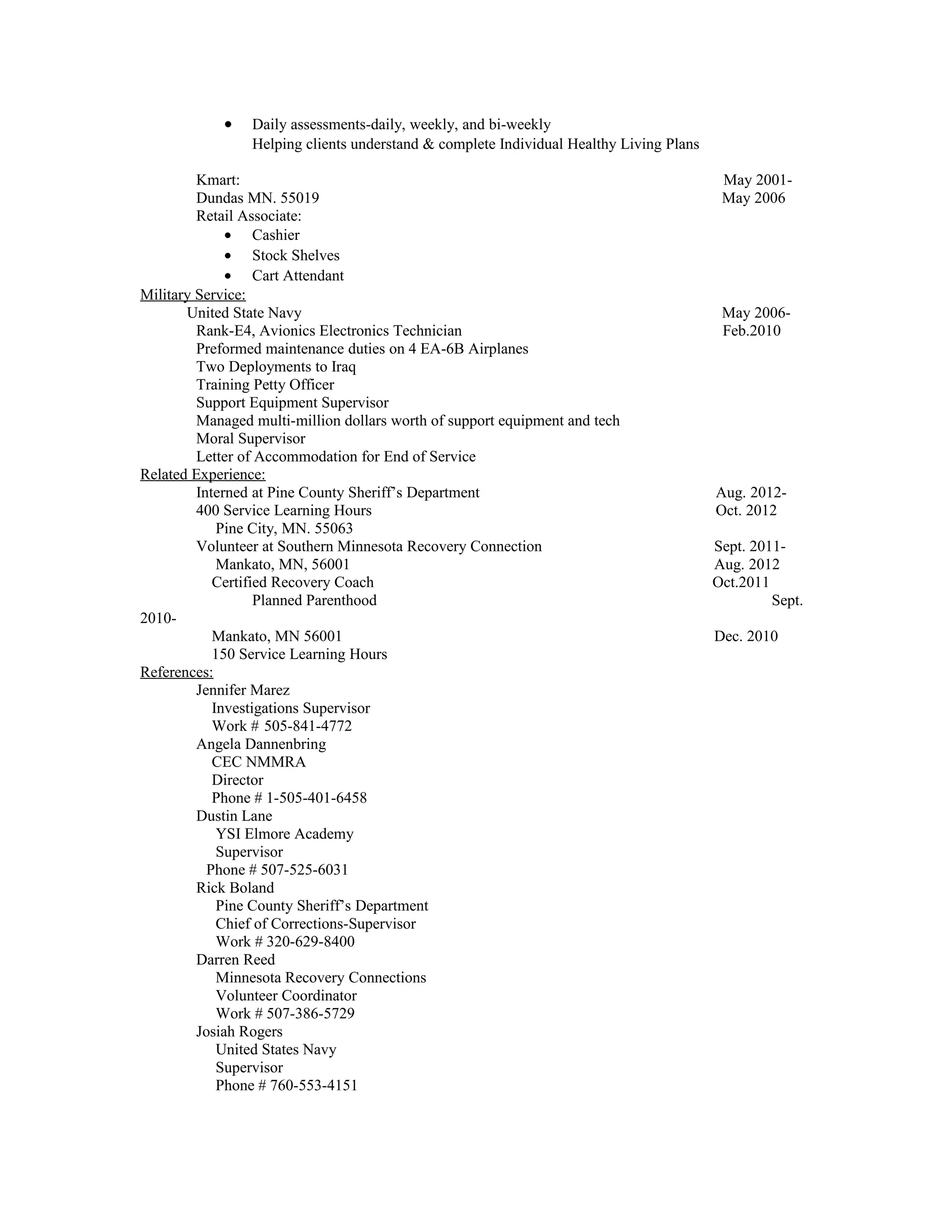 2016 Matthew Kenneth Malecha resume | DOC