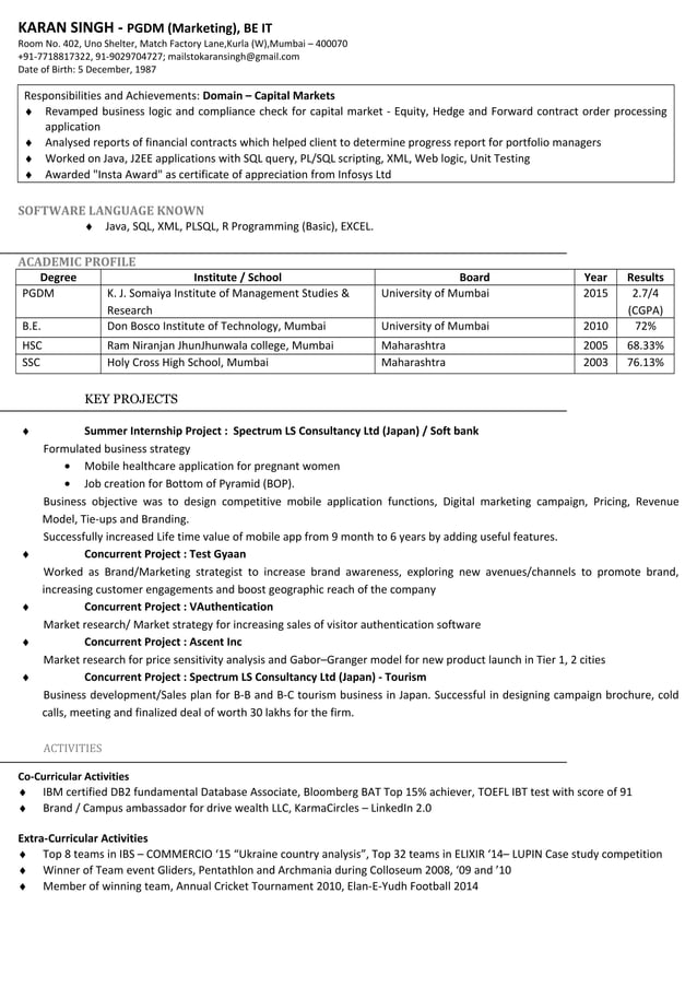 Karan Singh Updated Resume | DOC | Databases | Computer Software and Applications