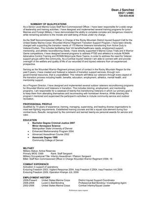 Sanchez DISC resume | DOC