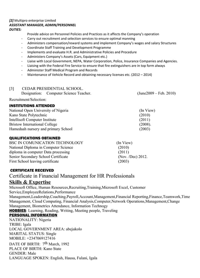 EDWIN MATHEW CV | DOC