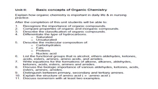 GBSN - Biochemistry course outline | PPT