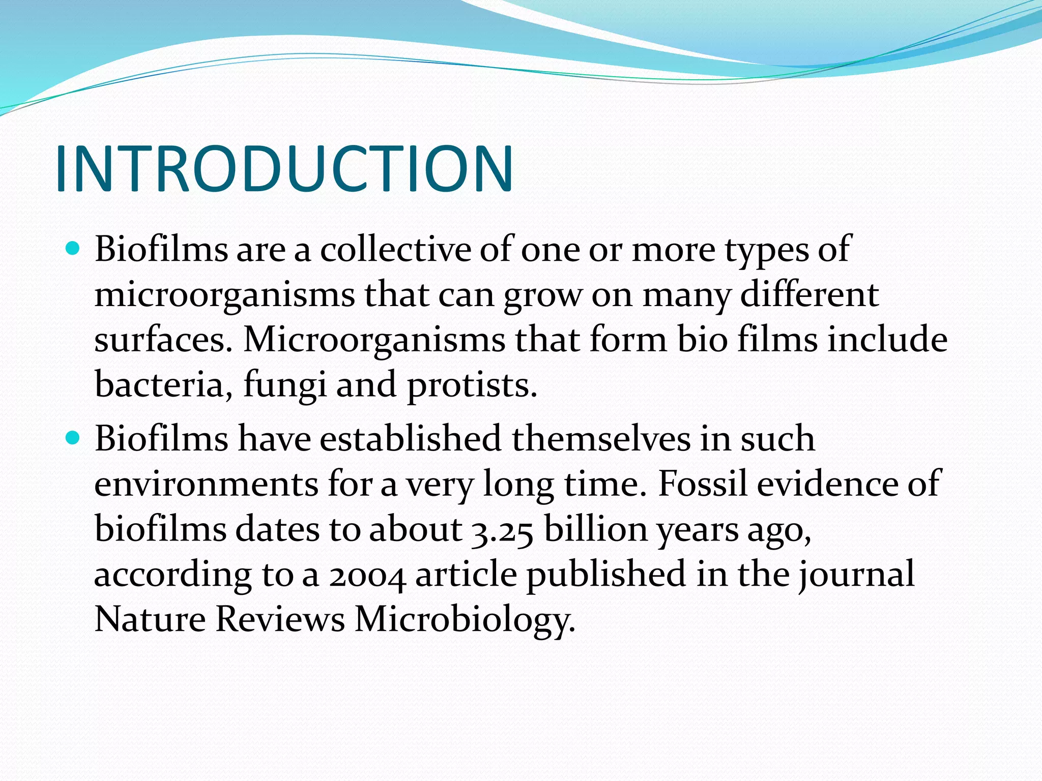 Biofilms by krishanchand mahra | PPTX