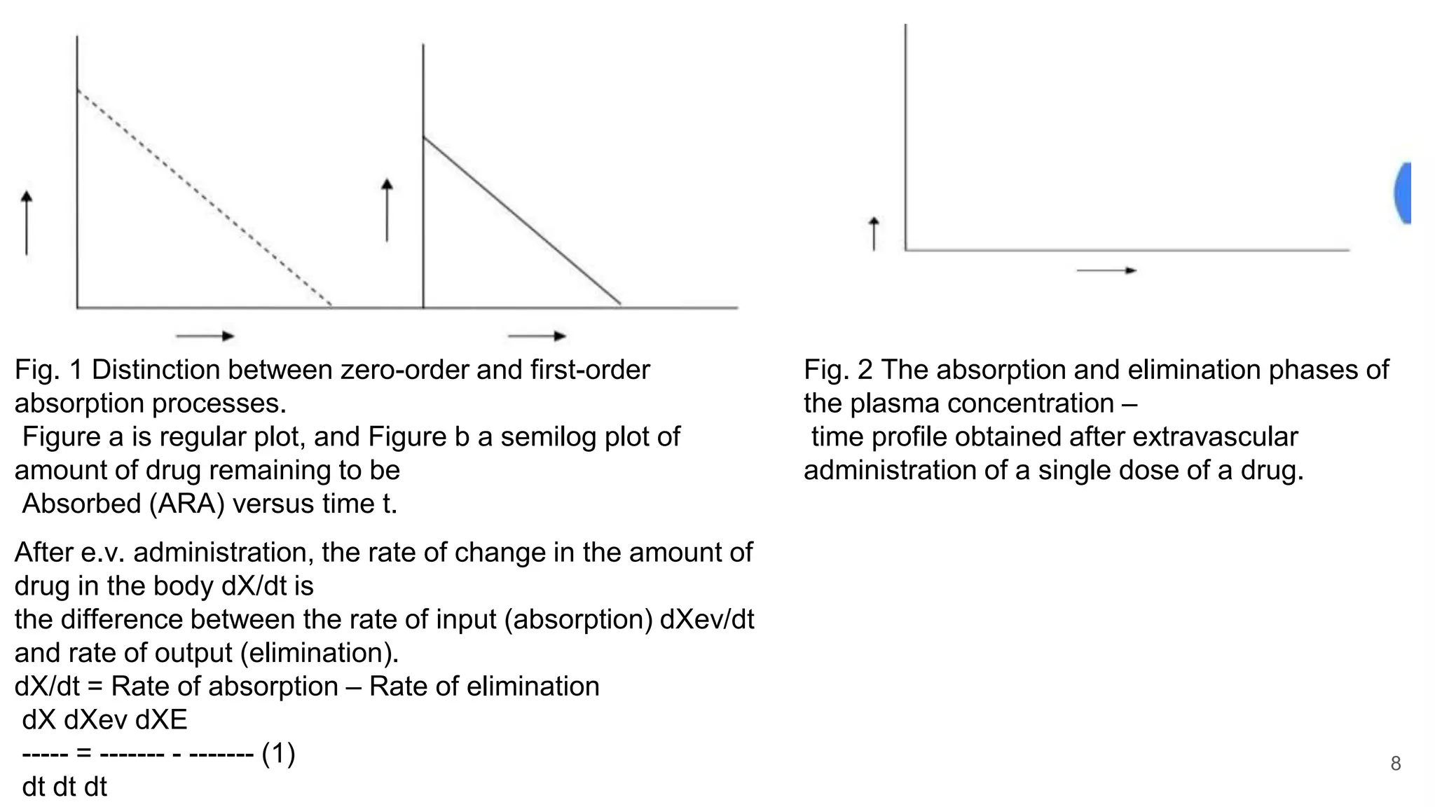 Determination of absorption and elimination rates on base of ...