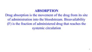 Determination of absorption and elimination rates on base of ...