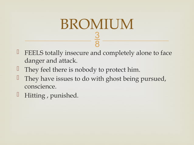 HOMOEOPATHIC MEDICINE BROMIUM PPT. pptx | PPTX