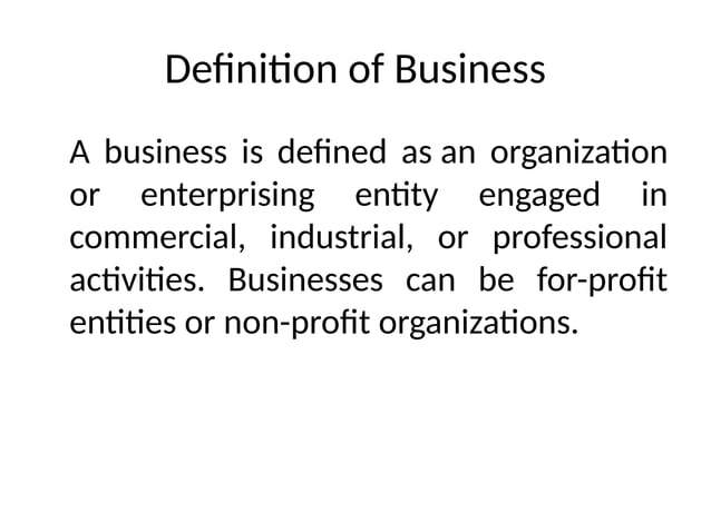 Business Model Definition.pptx-fundamentals | PPTX