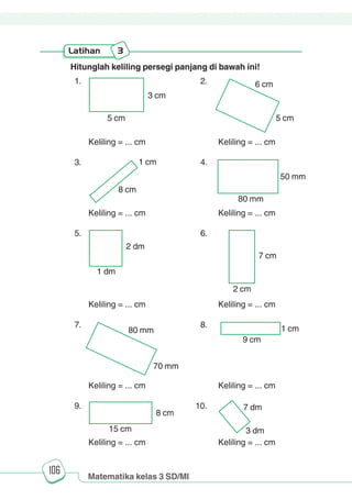 keliling dan luas bangun datar | PDF