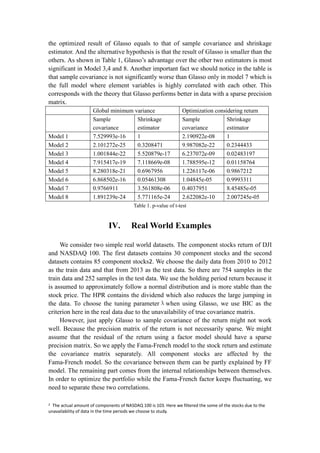 Application of Graphic LASSO in Portfolio Optimization_Yixuan Chen ...