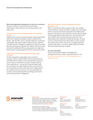 avanade-services-for-microsoft-azure-brochure | PDF