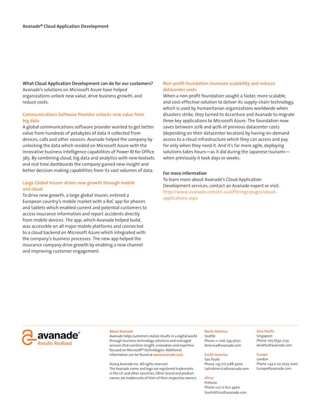 avanade-services-for-microsoft-azure-brochure | PDF