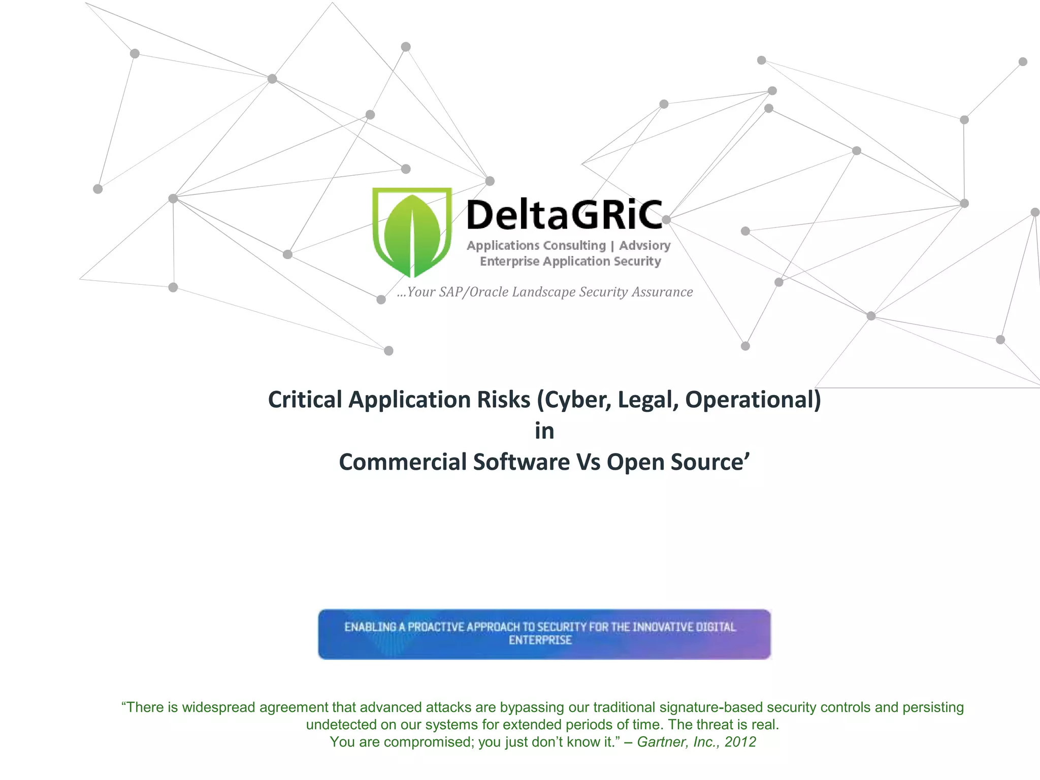 DeltaGRiC_Consulting_SMAC_Digital Innovation Security Conference ...