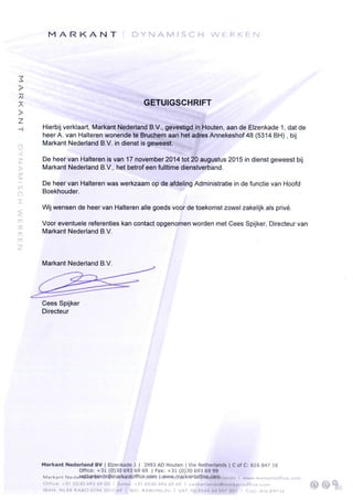 MKNT Getuigschrift Arend van Halteren | PDF
