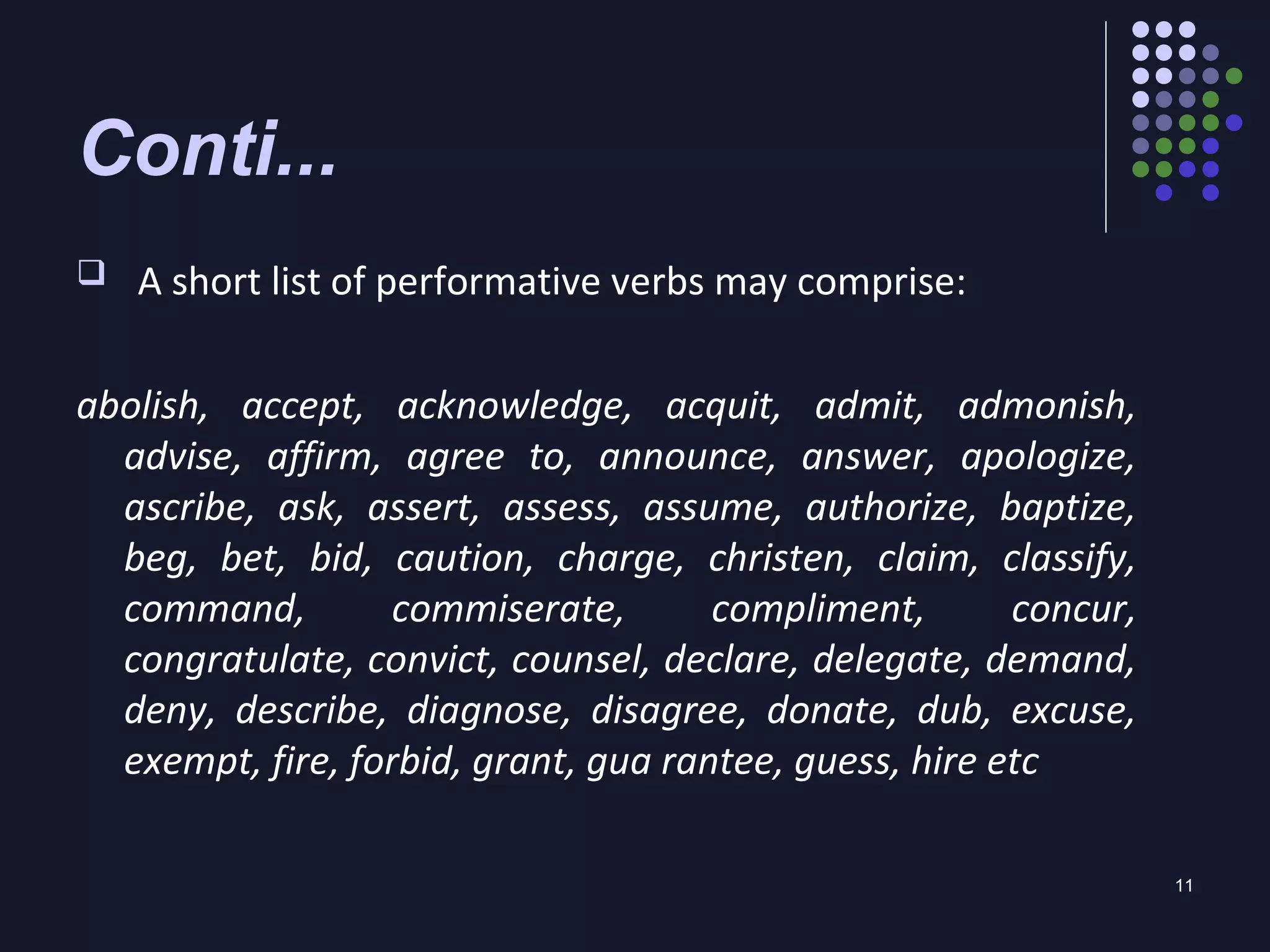 Constatives & performatives | PPT