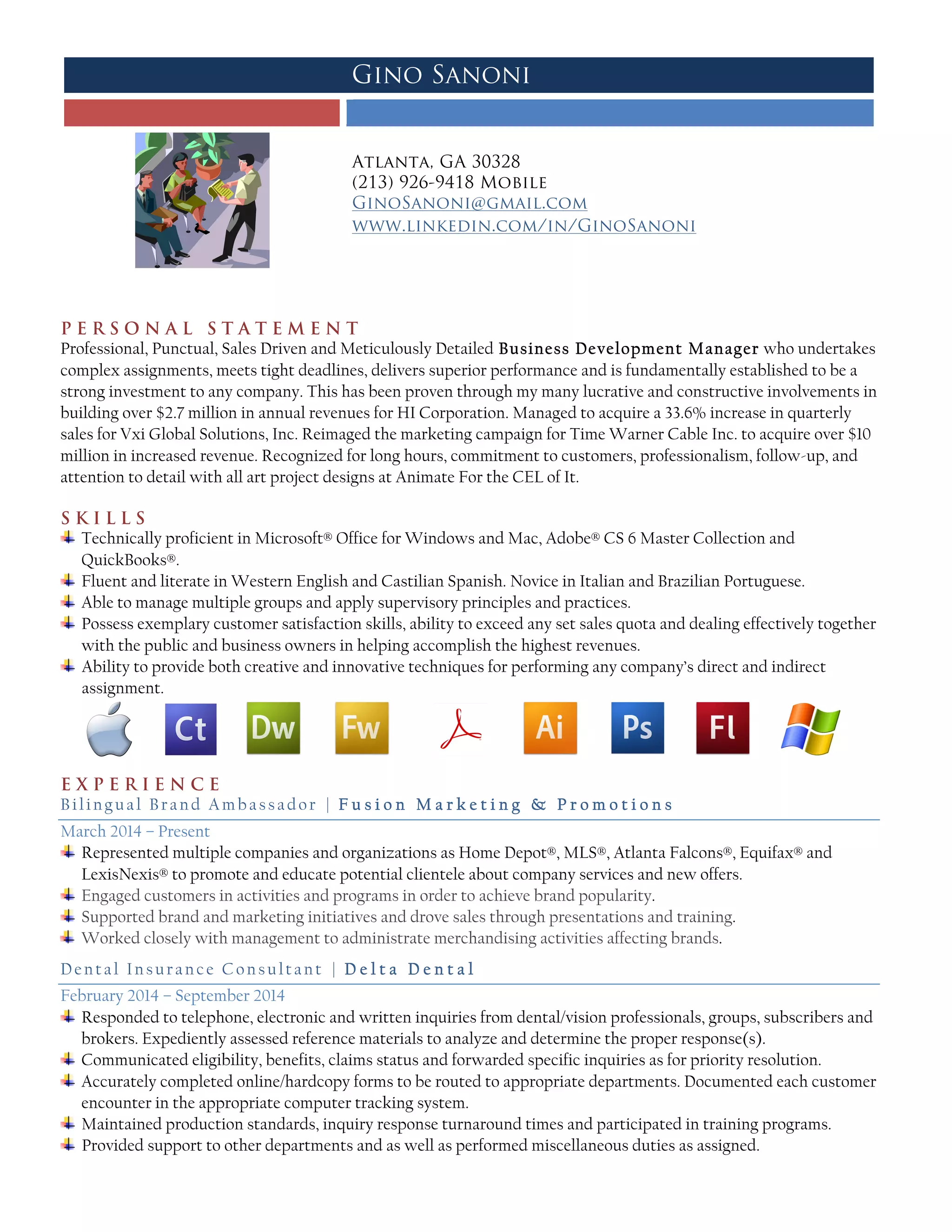 Resume (Gino Sanoni) [Updated] | PDF