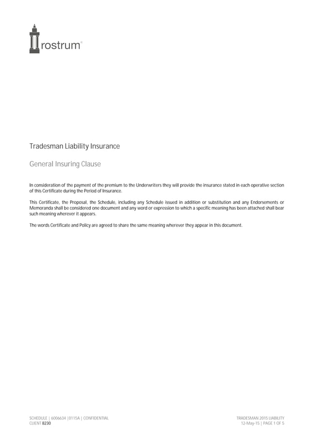 Liability Insurance | PDF