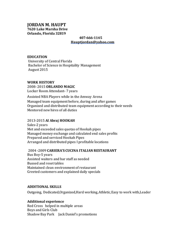my resume 2015 word | PDF