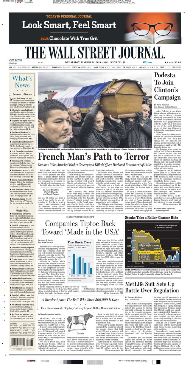 Toystory-WSJ USA-14Jan2014-PgA1 | PDF | Crime & Harmful Acts to Individuals, Society & Human ...
