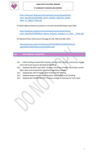 CCC Project and Model Background & Briefing-SAS-amended Feb 2017 | PDF