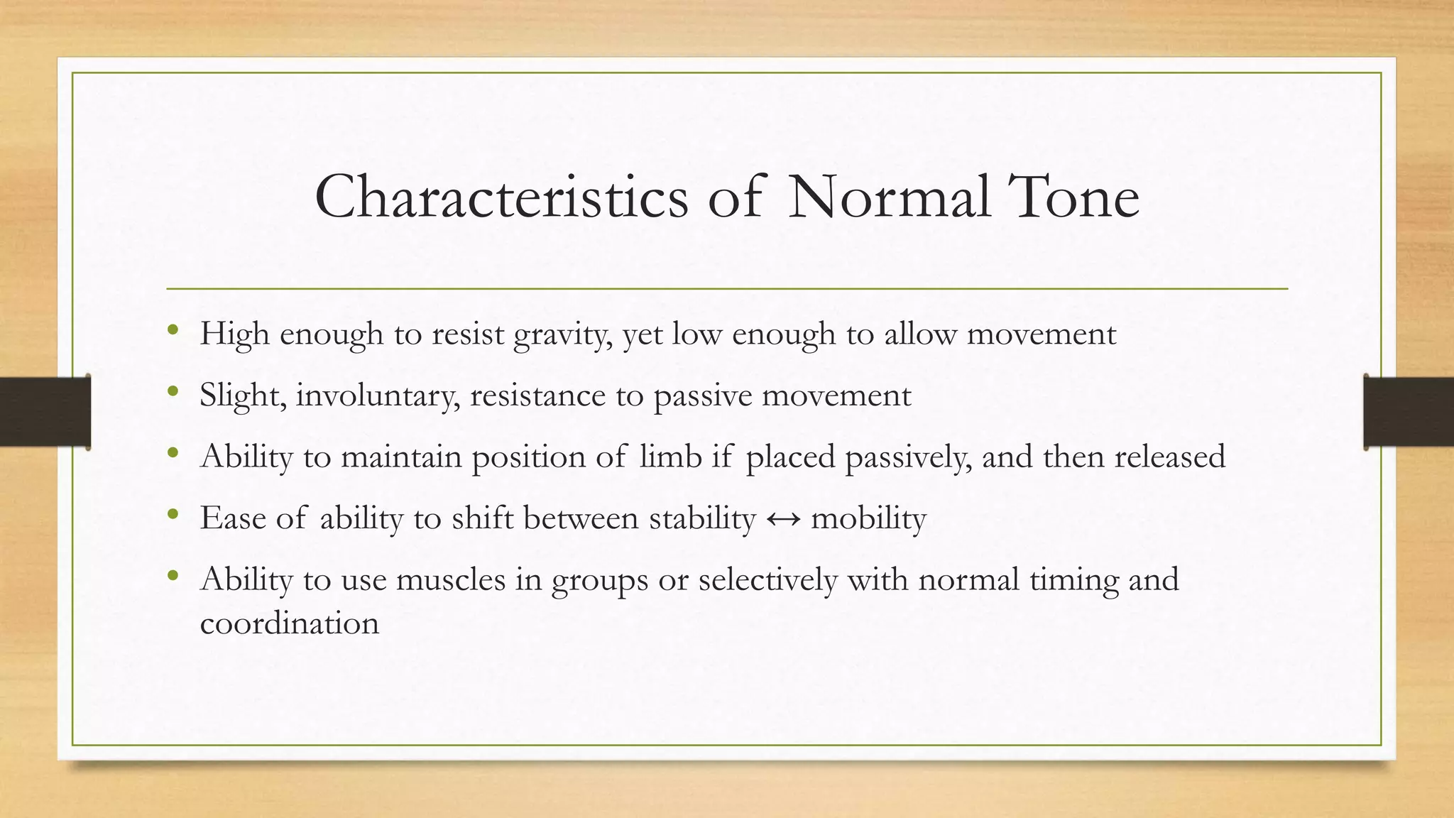Tone Management | PPTX