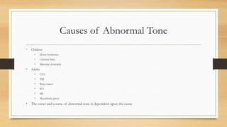 Tone Management | PPTX | Physical Therapy | Wellness