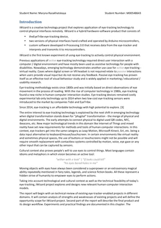 iWizard_Report_MarynaRazakhatskaya | PDF