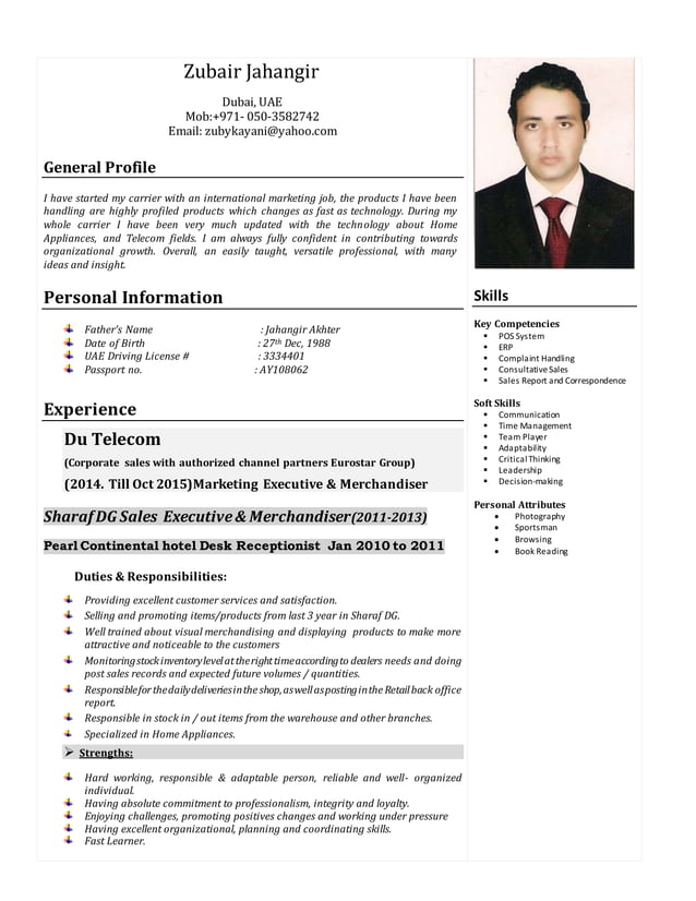 zubair cv new | PDF