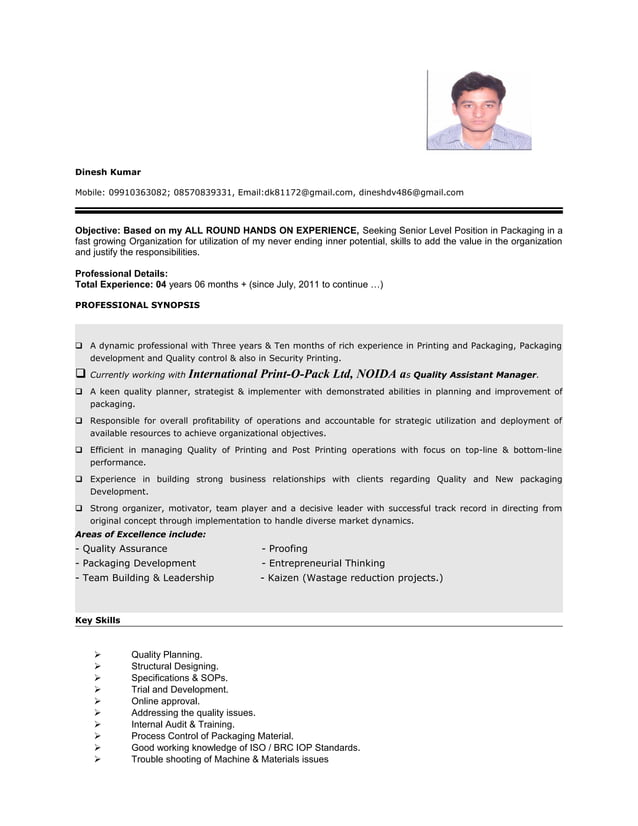 Dinesh CV IPP | DOC