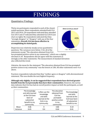 Capstone CLA MPA Report | PDF