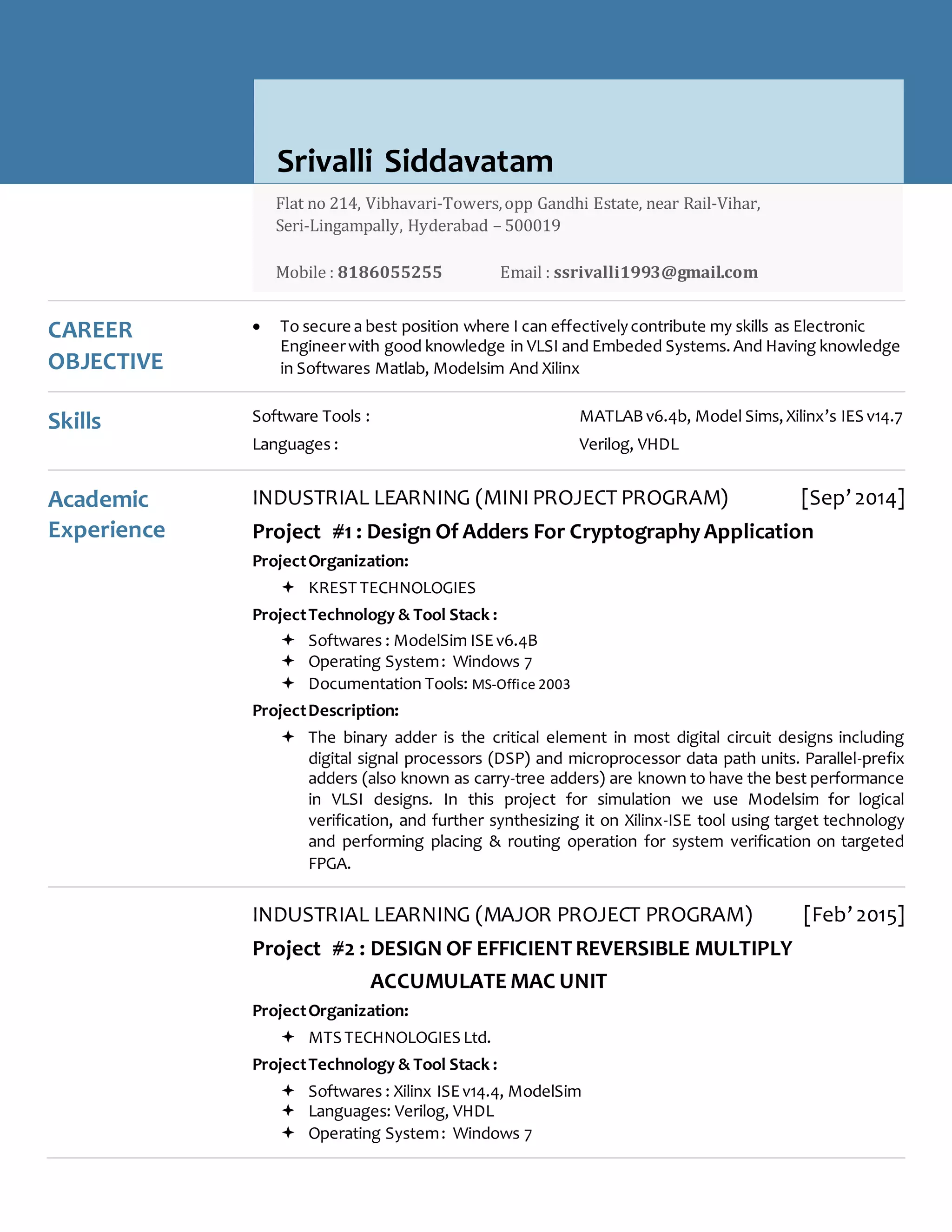 Srivalli Siddavatam | DOCX