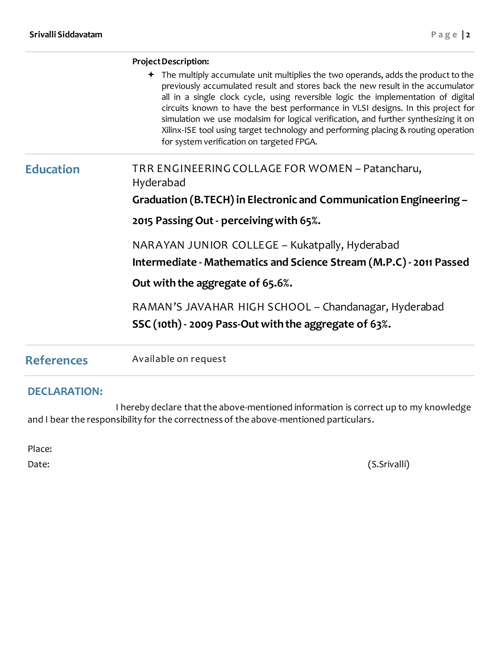 Srivalli Siddavatam | DOCX