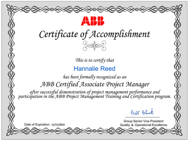 APM Certificate | PDF | Education