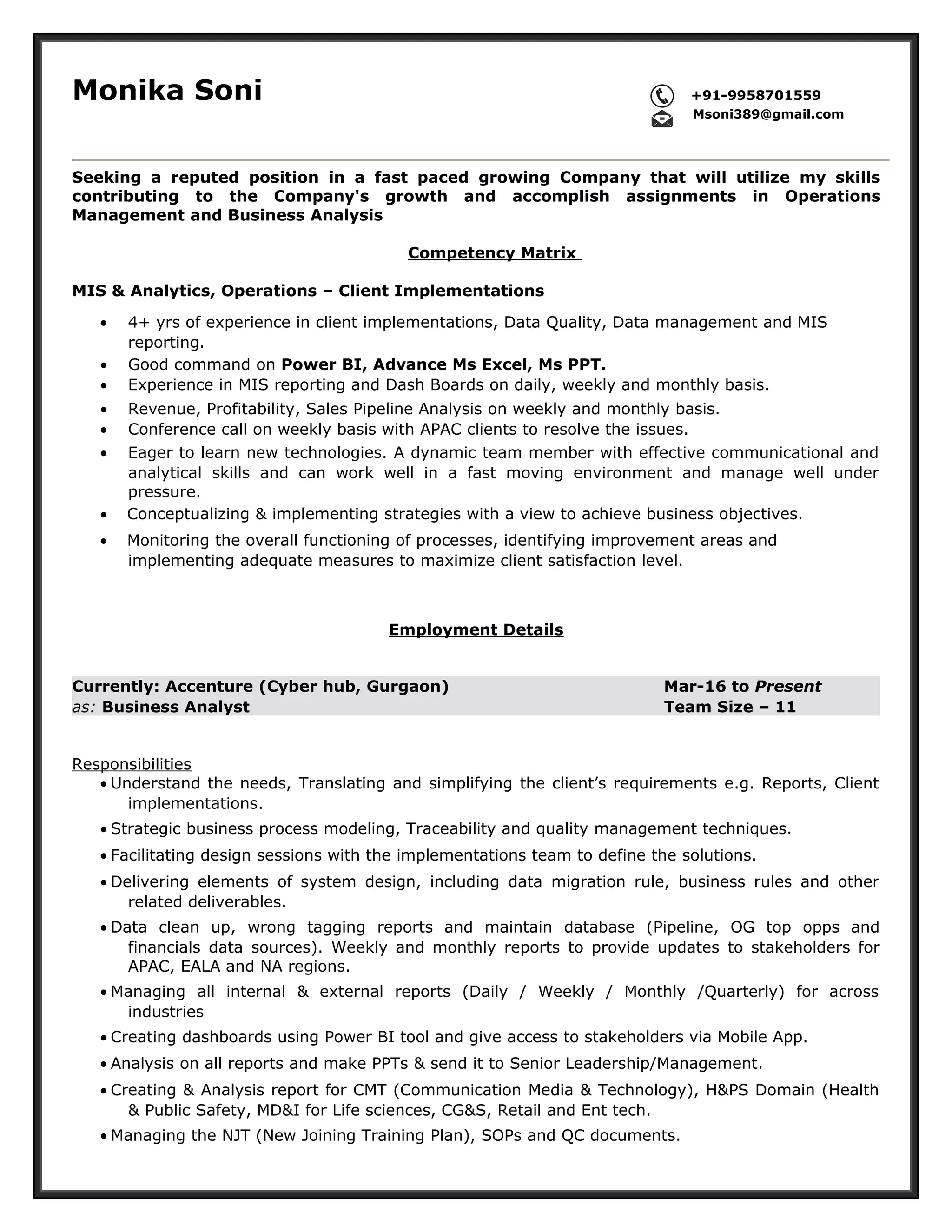 Monika Soni - Travel | PDF