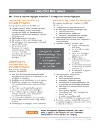 Conn Maciel - OSHA Inspection Toolkit | PDF