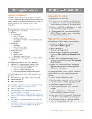 Conn Maciel - OSHA Inspection Toolkit | PDF