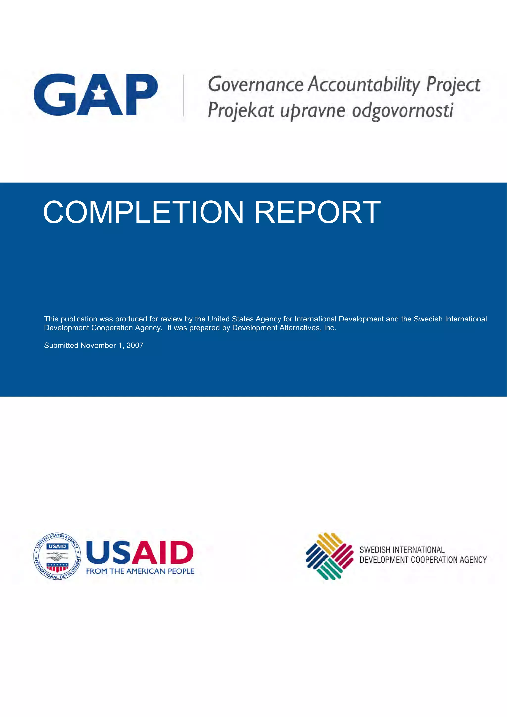GAP_Phase1_Completion_Report | PDF
