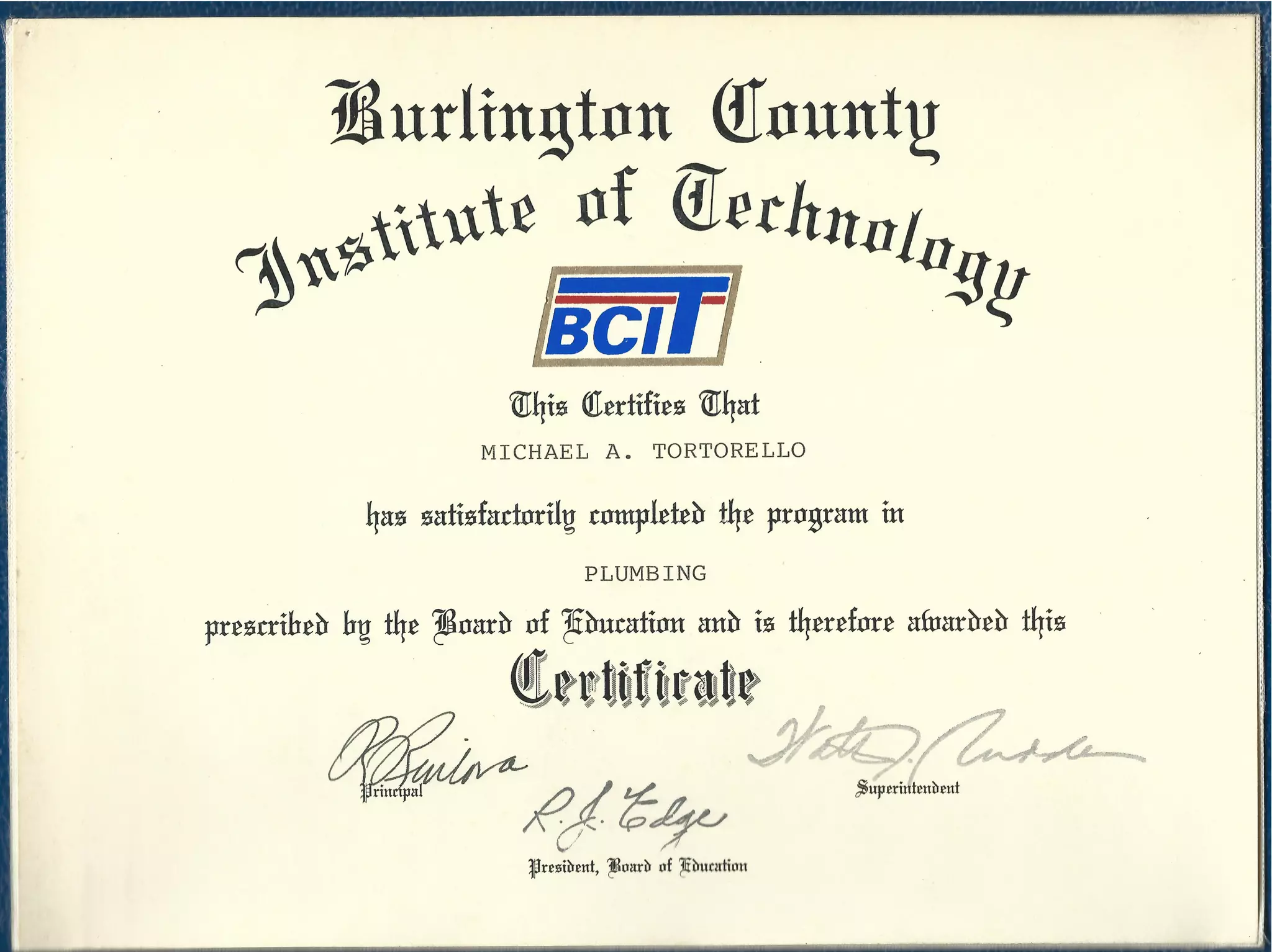 BCIT Plumbing Certificate | PDF