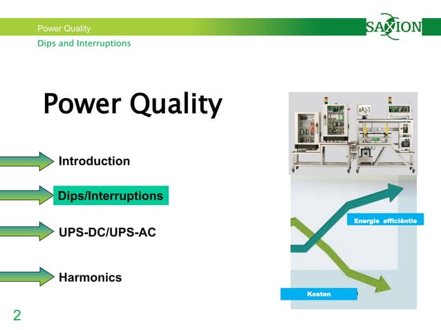 Power Quality - Dips and Interrutions | PDF
