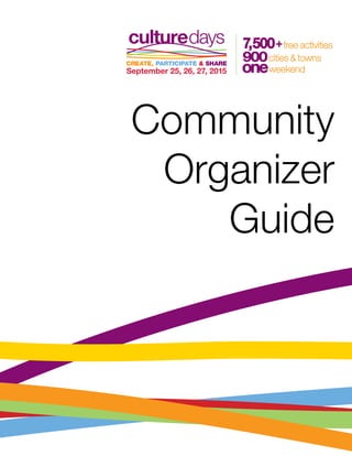 CD2015_CommunityOrganizerGuide | PDF | Business | Business and Finance