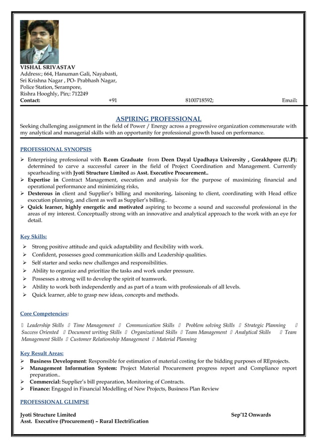 Resume_vishal_Srivastav (1) | PDF