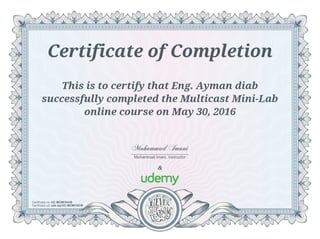 Multicast Mini-Lab | PDF