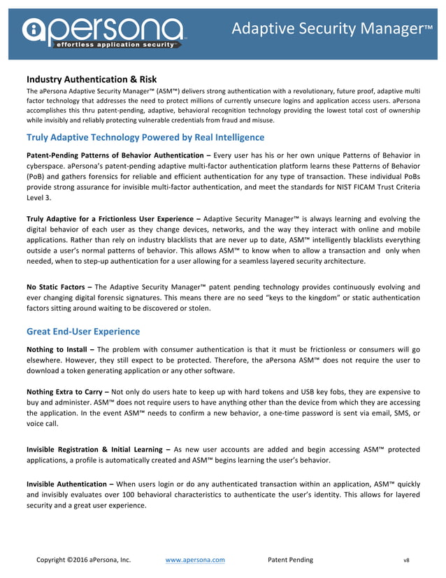 aPersona-aMFA-wPatternsOfBehaviorTech-v8_5 | PDF | Databases | Computer Software and Applications