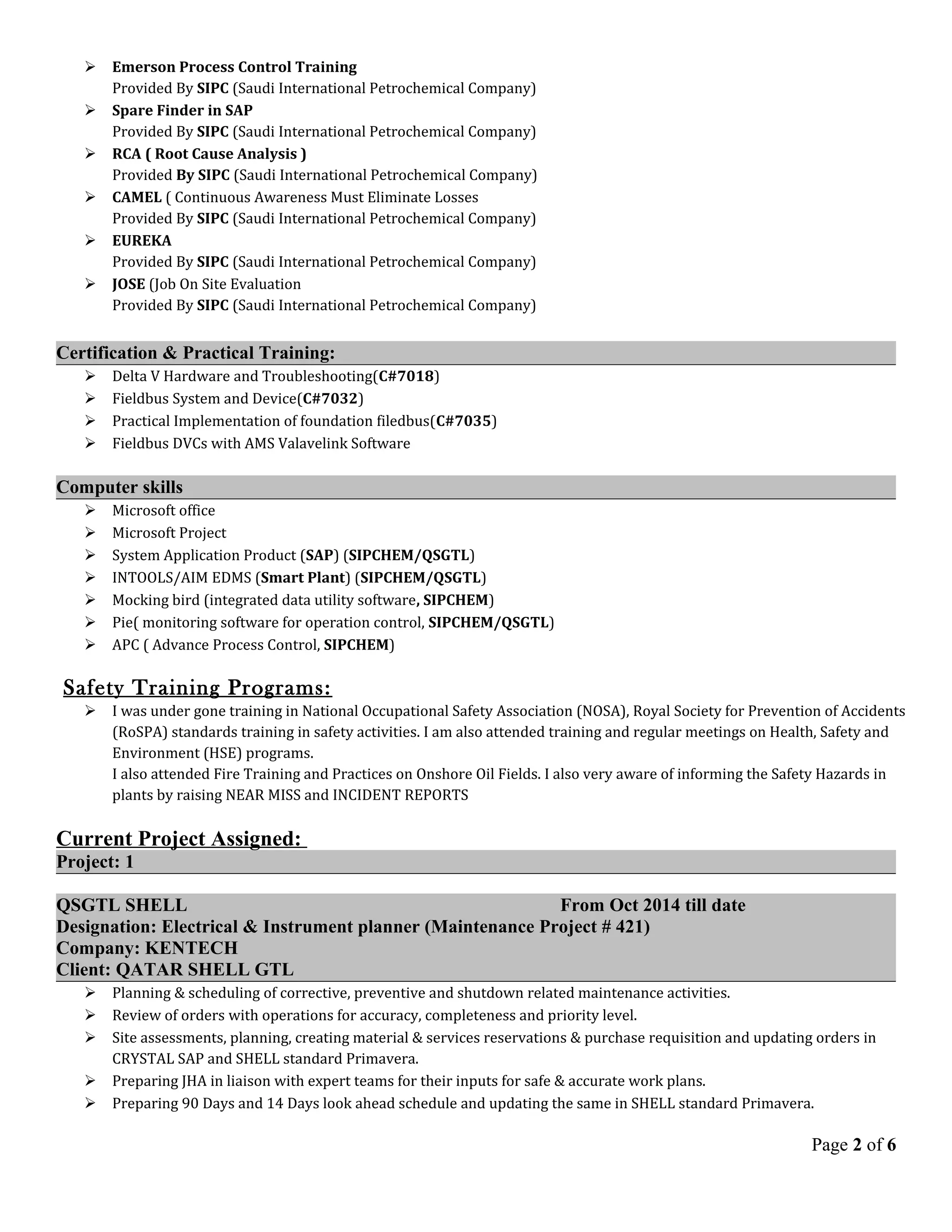 MOHAMMAD Updated CV | DOC