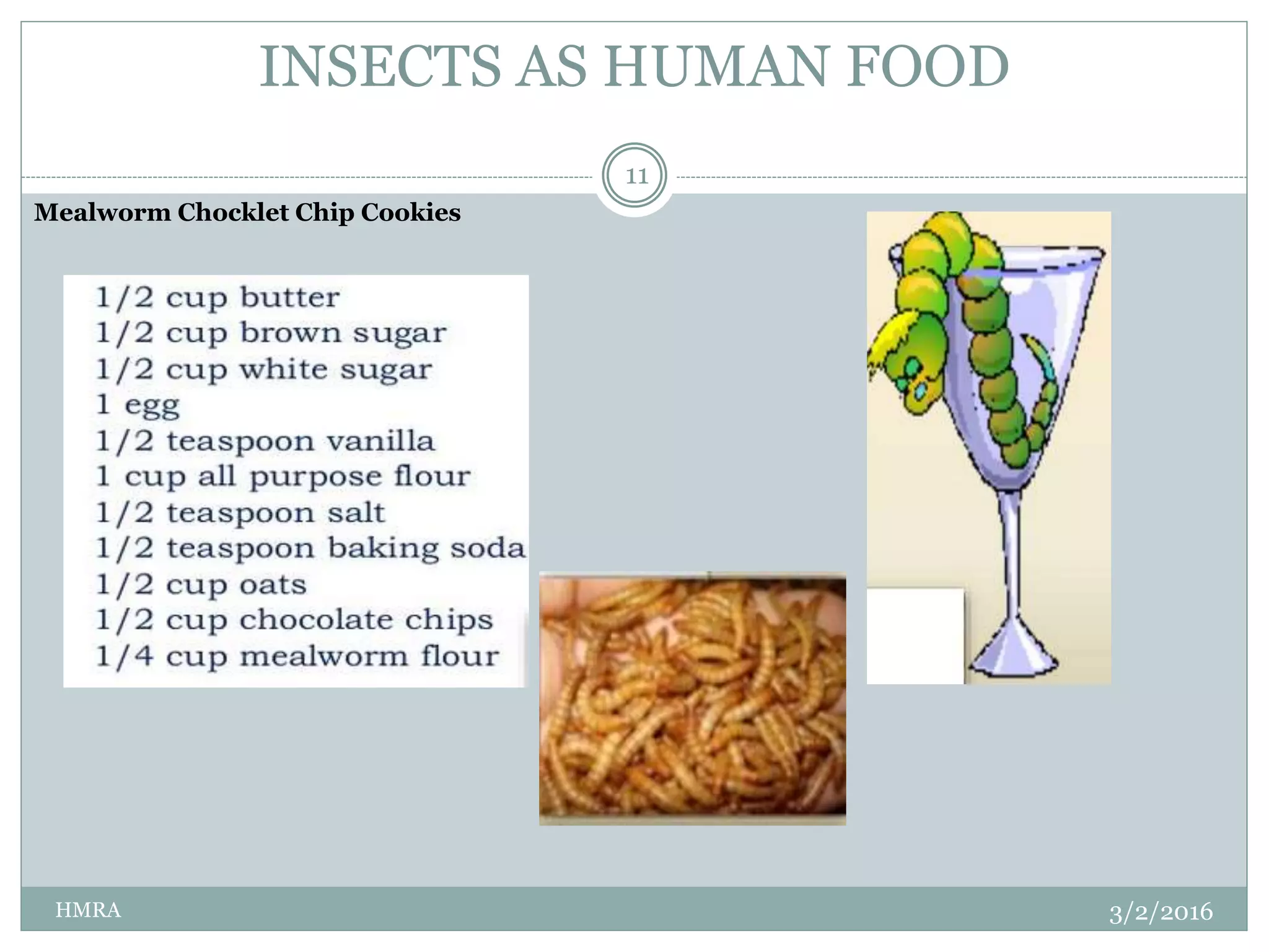 Insects as Human Food | PPTX
