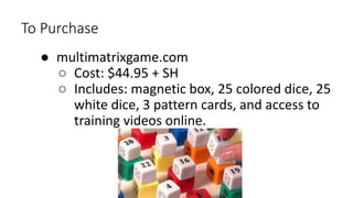 Multi-Matrix- The Brain Game | PPTX