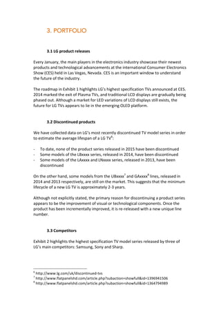 Product Plan - LG TV | PDF