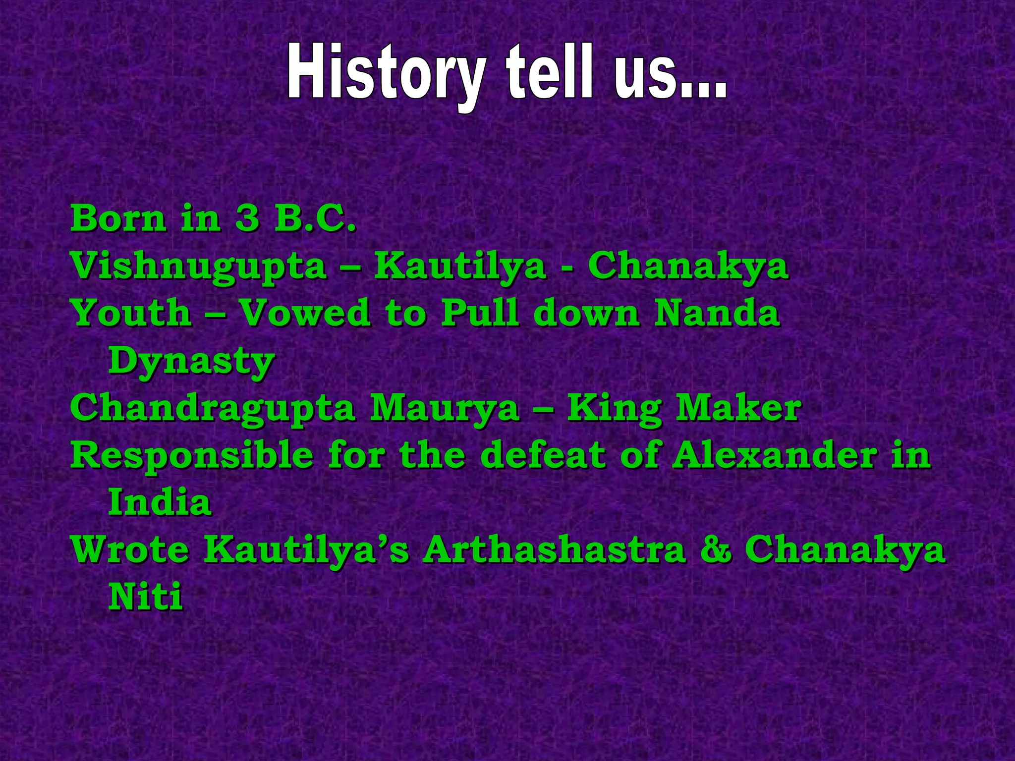 Chankaya’s time management techniques | PPT