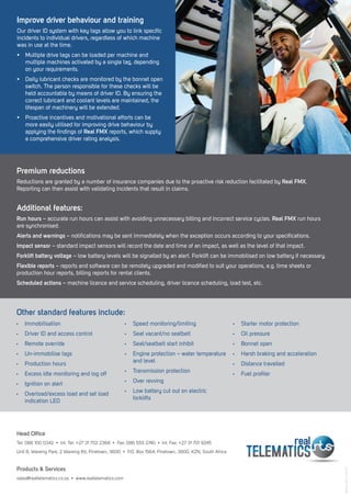 Real Telematics FMX Brochure | PDF