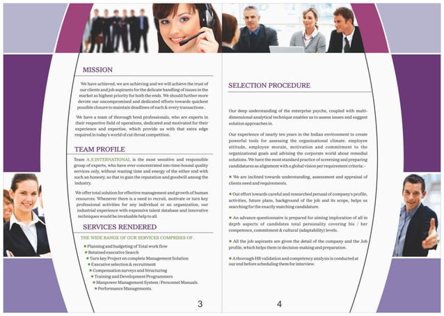 A.S.International Broucher | PPT