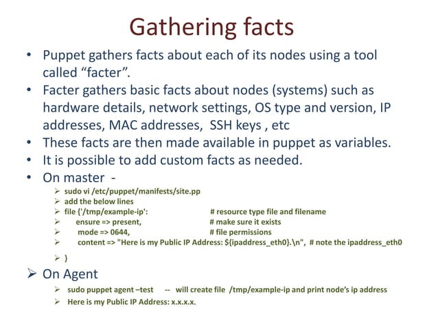 Installaling Puppet Master and Agent | PPT