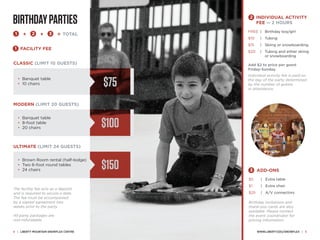 Snowflex Event Booklet | PDF